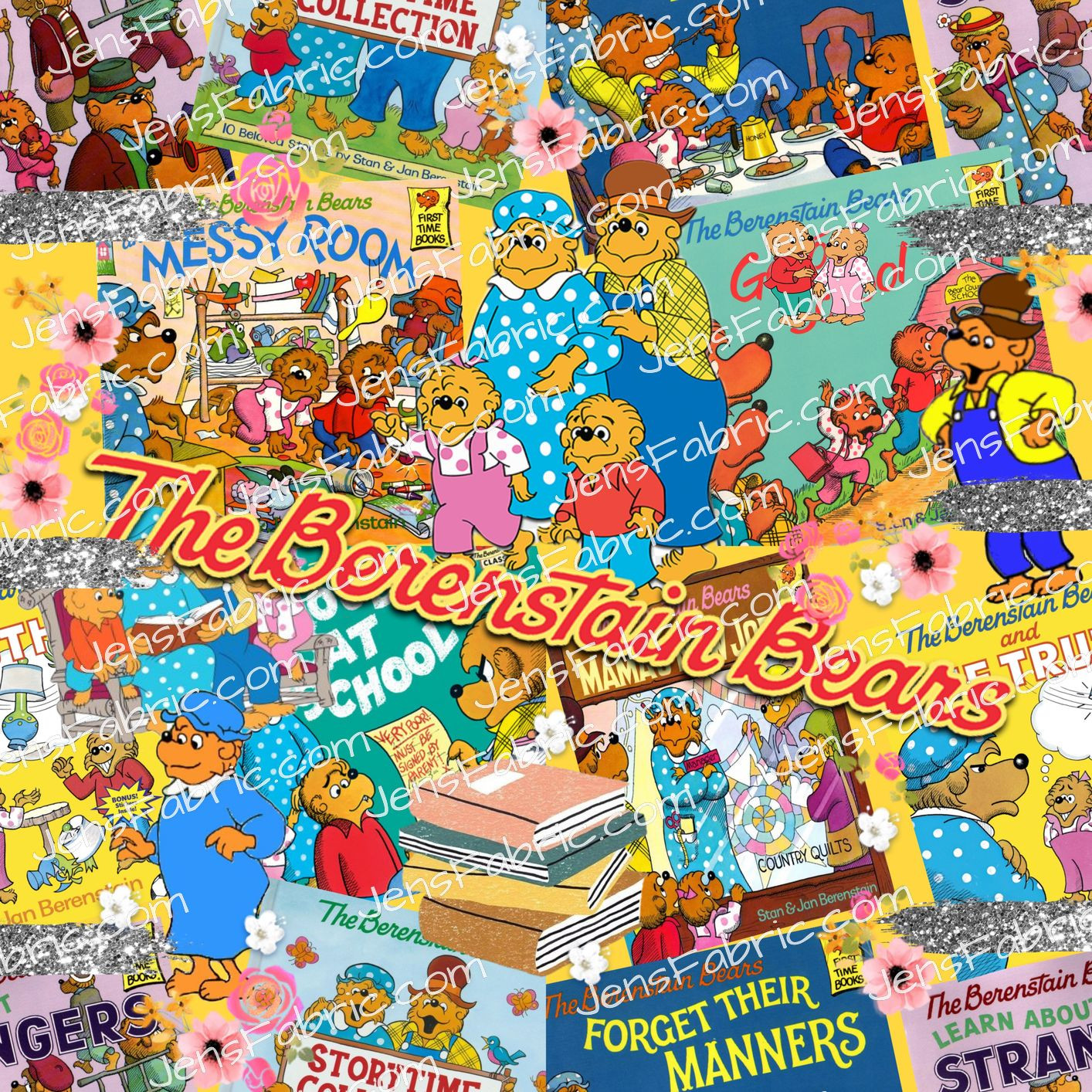 Berenstein Bears Collage | Jen's Fabric