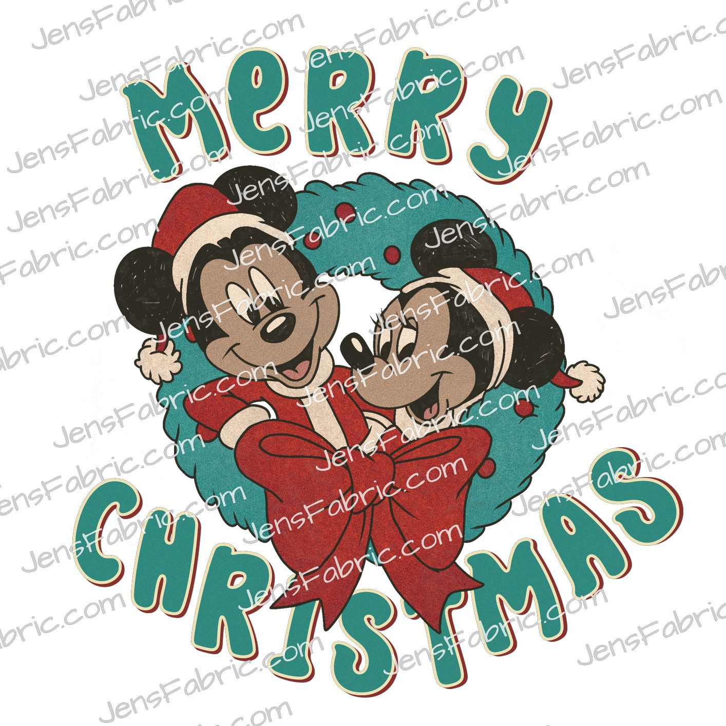 Cherry Fizz: Merry Christmas Holiday Panel | Jen's Fabric