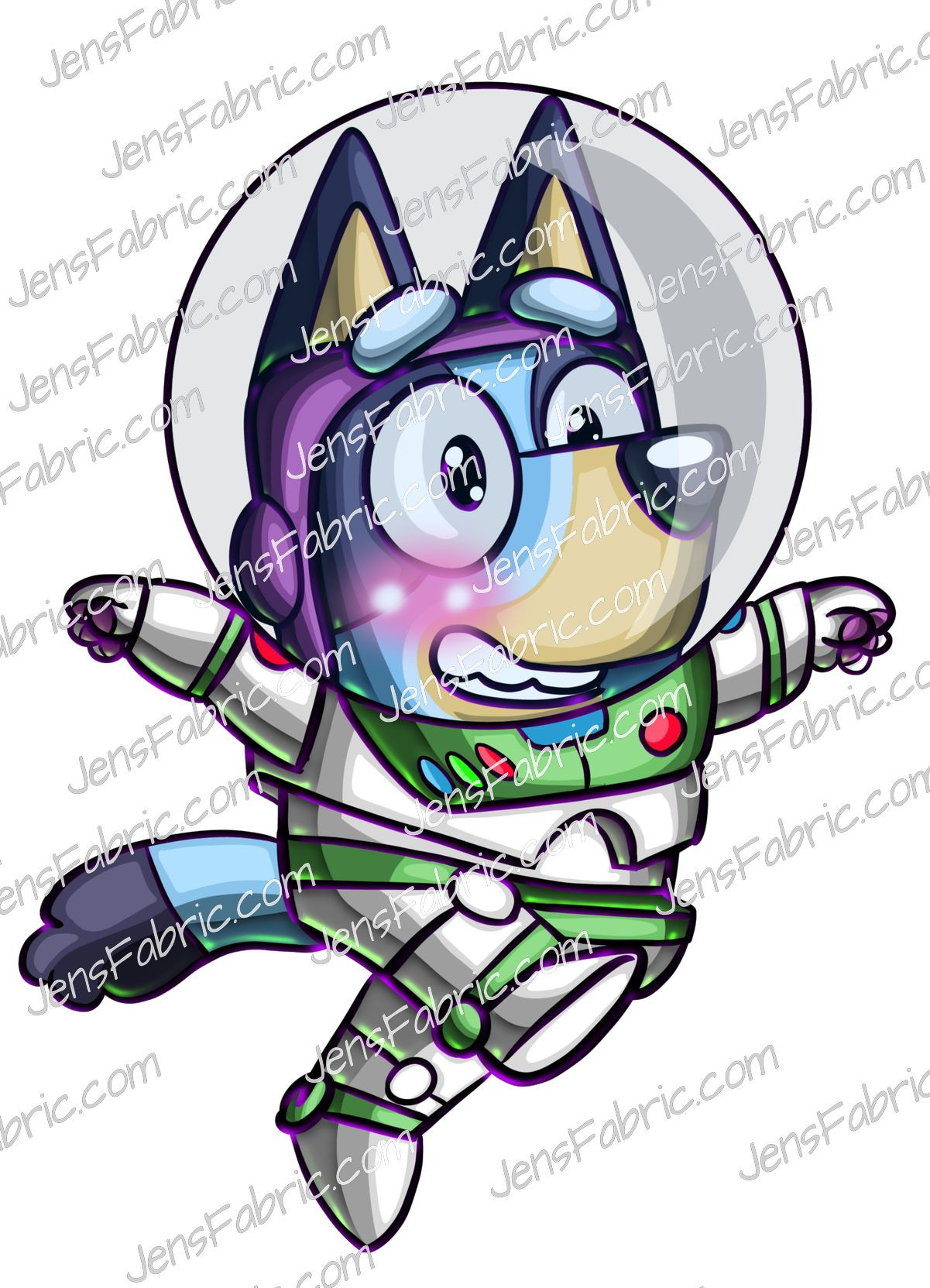 Bluey Buzz Panel | Jen's Fabric