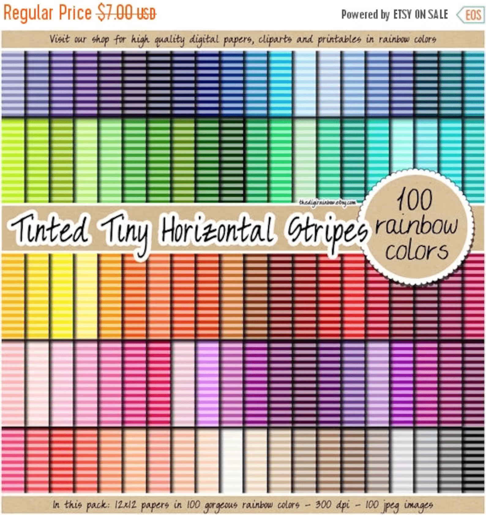 Basic Coordinate: Tiny Horizontal Stripes | Jen's Fabric