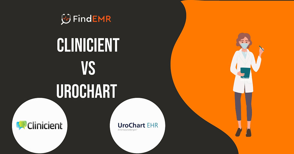 Clinicient Vs Urochart - How to Choose the Right EMR System for Your ...