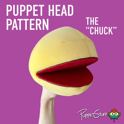 The "Chuck" Foam Puppet Head Pattern PDF | Puppet Stuff Canada