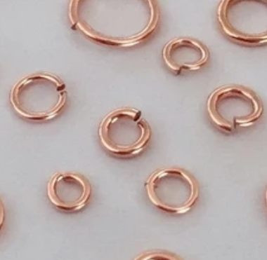 14k Gold Filled Rose Jump Rings | Permanent Jewelry Ca