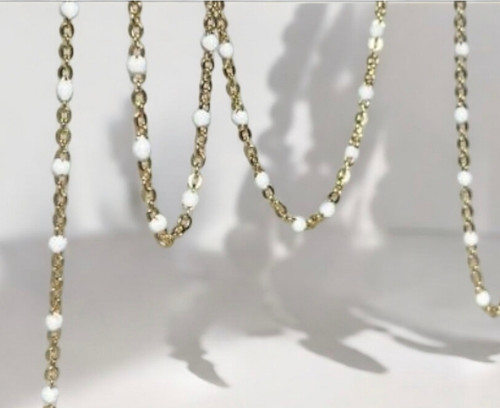 14k Gold Filled PVD Enamel Cable | Permanent Jewelry Ca