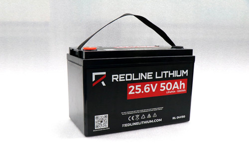 24V 50AH LIFEPO4 Battery | Redline Lithium