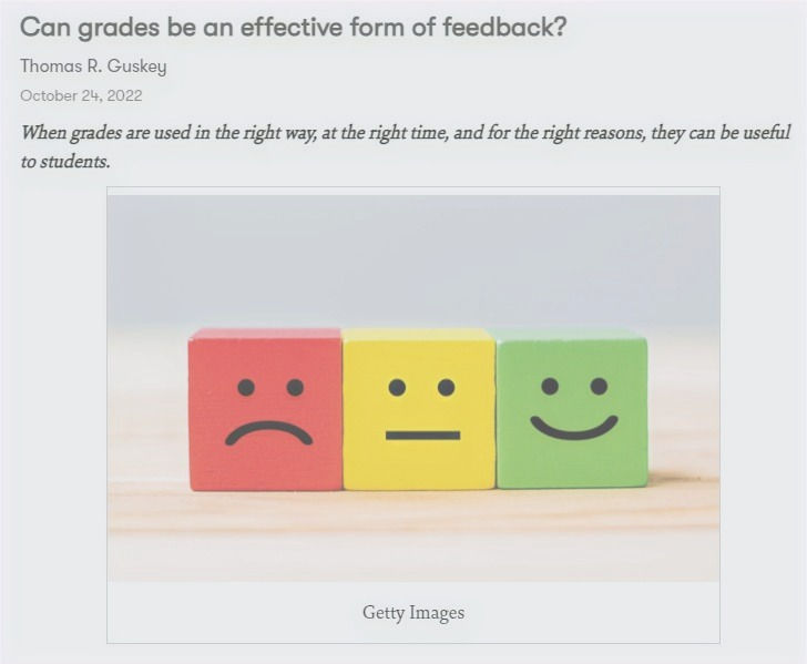 Evidence does not equal learning.