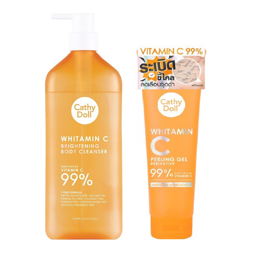 Set Whitamin C Jabón 520ml + Peeling Gel 320gr - Cathy Doll | TiendaenlineaPeru