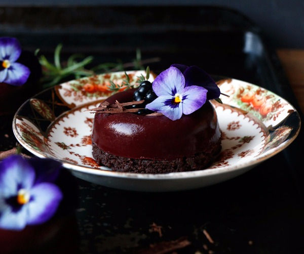 Blackberry Chocolate Savarin (Gluten-Free and Vegan)