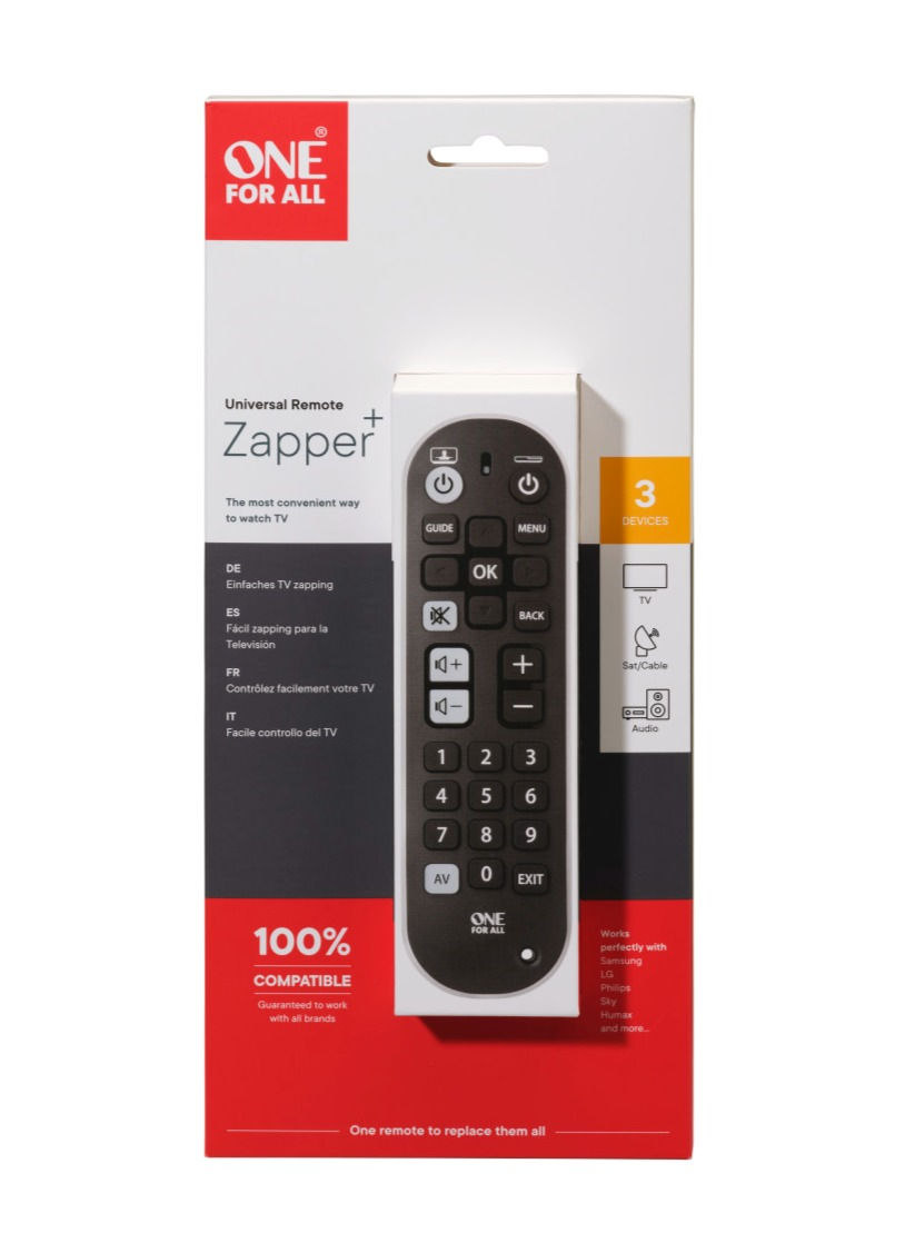 One For All | Zapper Remote Controls | Mount Technologies Limited