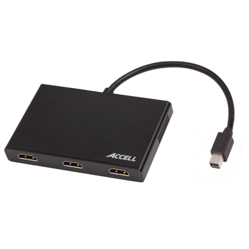 UltraAV® Mini DisplayPort 1.2 to 3 HDMI Multi-Display MST Hub | accell ...