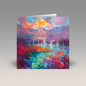 "Fairy Pools of Skye" by Scott Naismith Greetings Card | We Frame It