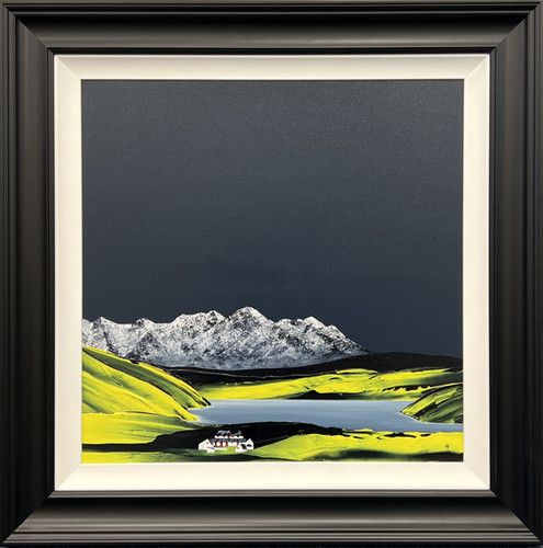 "Gesto Bay" by Jay Nottingham Framed Acrylic Painting | We Frame It