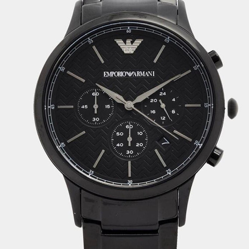 EMPORIO ARMANI AR11349 Black Chronograph Watch | FT Jewellery Chosen