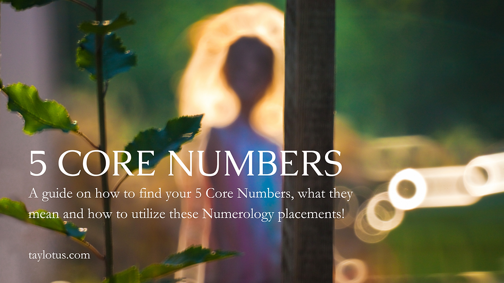 5 Core Numbers