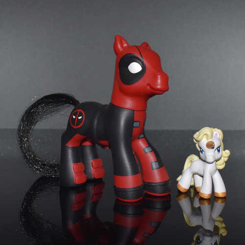Custom Deadpool My Little Pony from Deadpool | Zoe Cross Customs