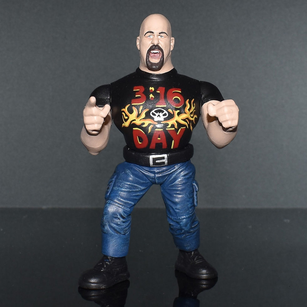 Custom Stone Cold Steve Austin Wrestler | Zoe Cross Customs