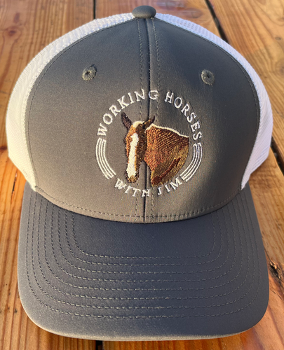 WHWJ Trucker Cap (IRON GRAY/WHITE) | Working Horses With