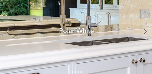 Polar white | Cork Quartz Worktops