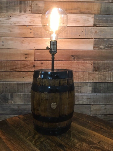 Unique barrel lamp | Barrels & BespOak