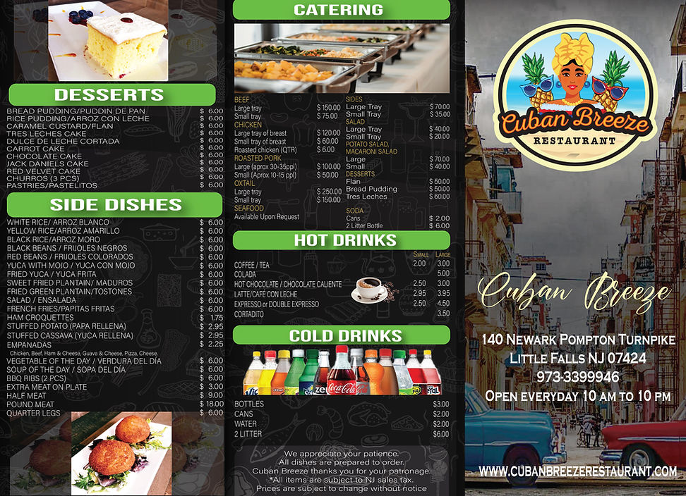 Authentic Cuban Cuisine | Cuban Breeze Restaurant | Little Falls