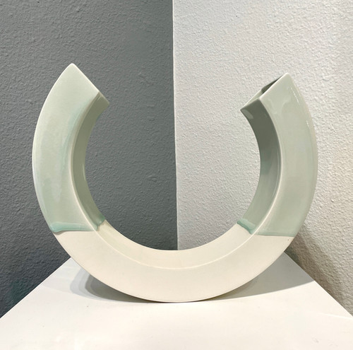Chanel Vase (White/Blue) | Rubine Red Gallery