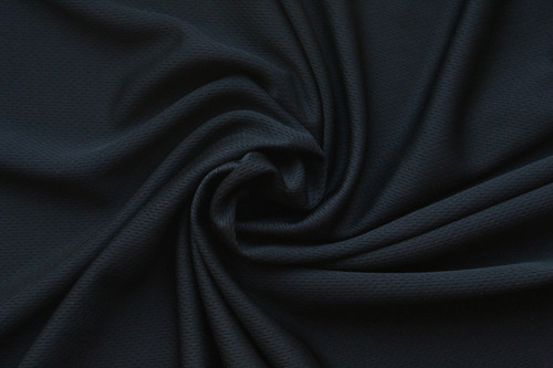 Black Dimple Knit (Round) | Head Coverings By Es