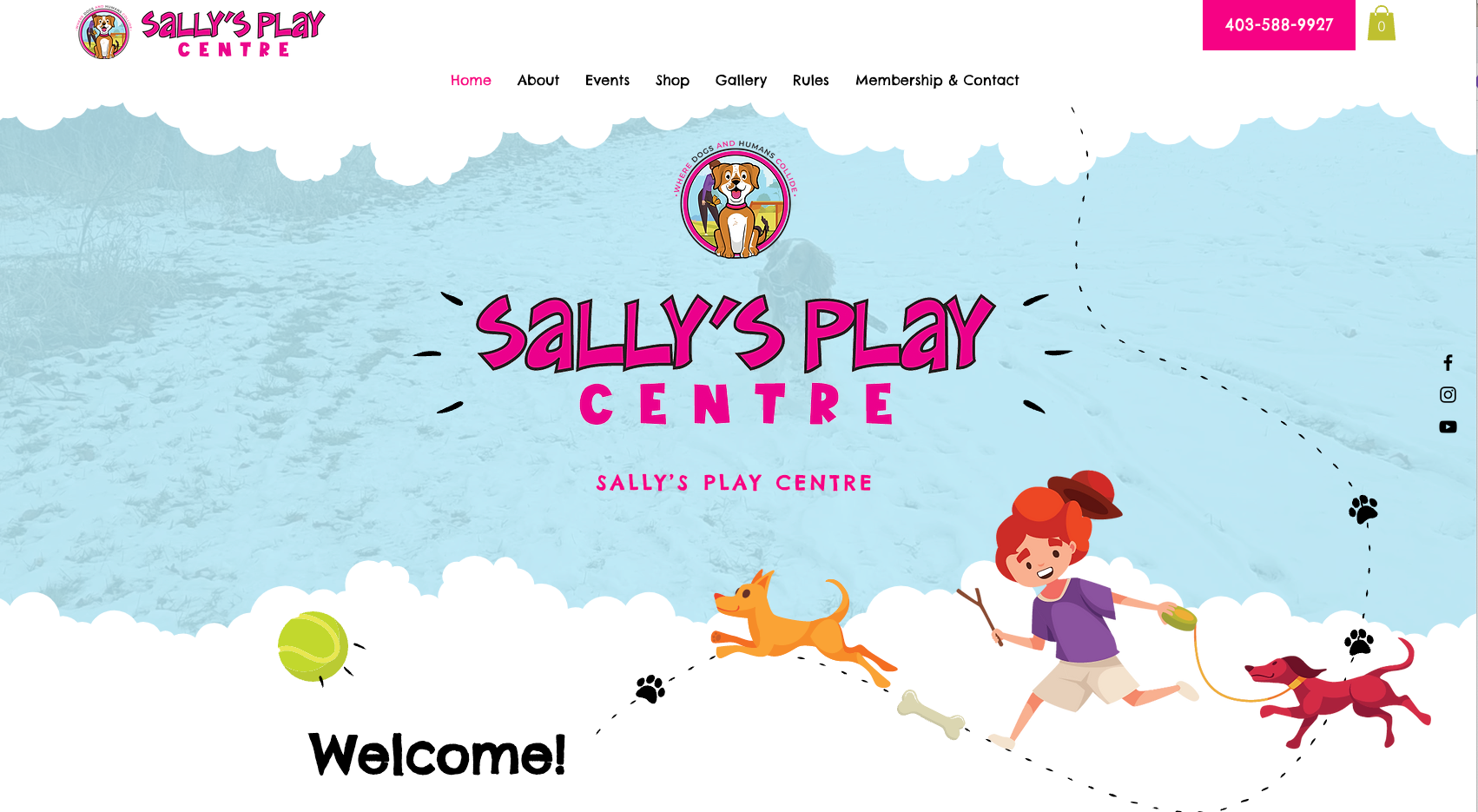 Private Dog Park | Sally's Play Centre | Red Deer, Alberta