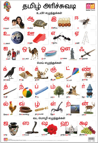 Educational Wall Charts - Tamil Arichuvadi & Tamil Mozhi Ezhuthukal ...