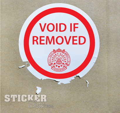 Destructible TamperProof Stickers | StickerShop.com