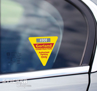 Get Your Inside Window Permits | StickerShop.com