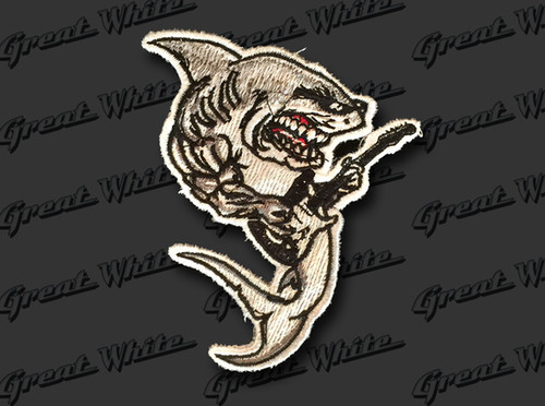 Great White Small Embroidered Patch (No Logo) | Greatwhite