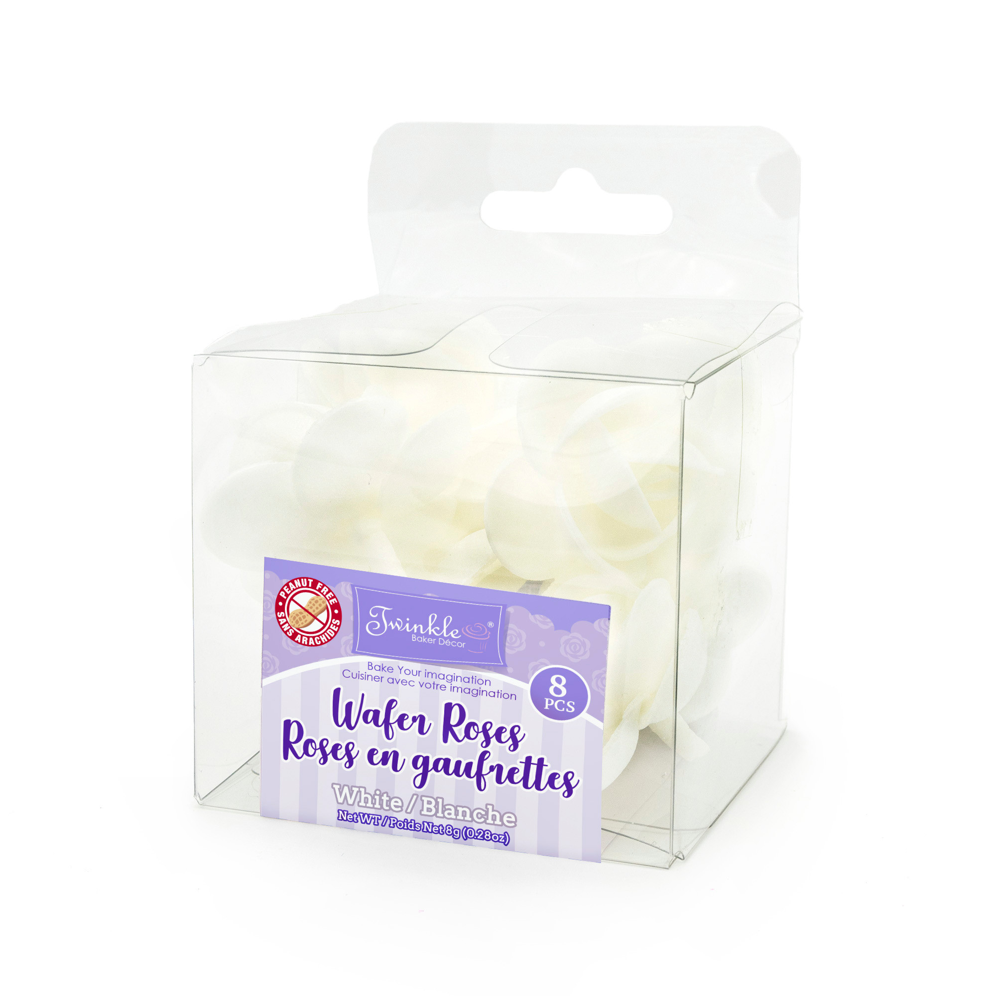 Wafer Roses White