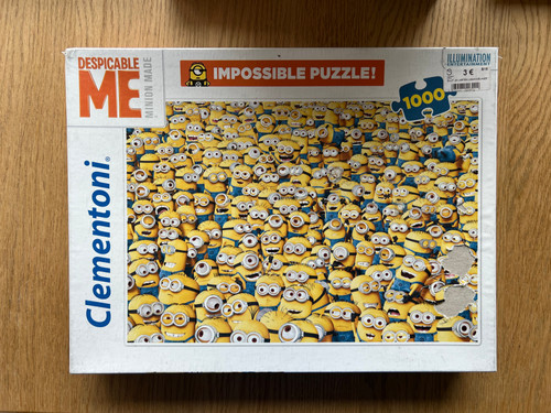 Despicable Me Impossible 1000 Clementoni Puzzle | PUZZLE WITH EMILIA