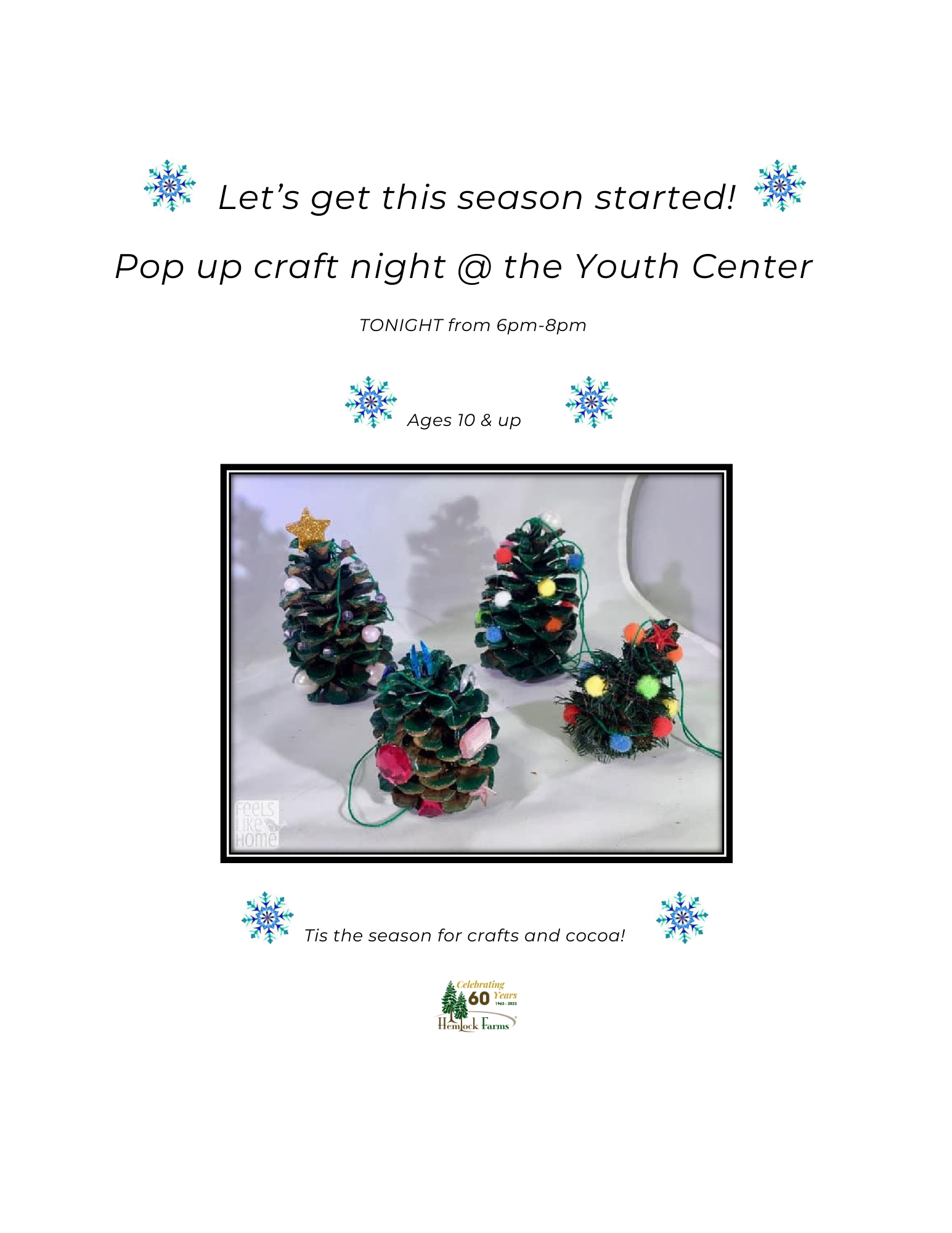 Pop-Up Craft Night | Hemlock Farms