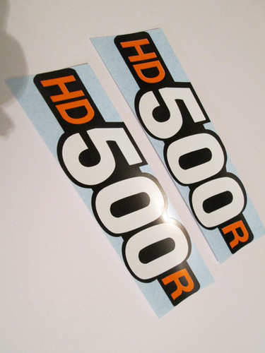 HD500R Harley Davidson/Rotax Tank Decal | hi-speedmotorcycles