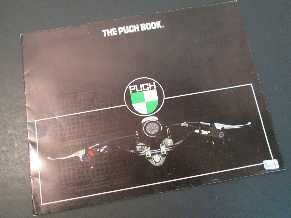 The Puch Book Sales Brochure | hi-speedmotorcycles