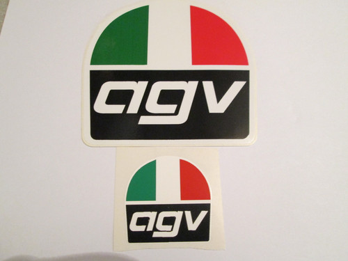 1" AGV Helmet Decal | hi-speedmotorcycles