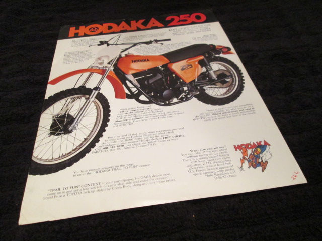Hodaka 250 Sales Flyer | hi-speedmotorcycles