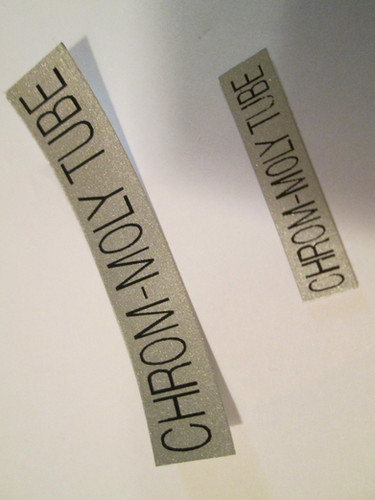 Large Chrom-Moly Tube Decal Harley XR XRTT Frame | hi-speedmotorcycles