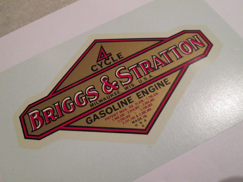 Briggs & Stratton Decal Harley Davidson | hi-speedmotorcycles