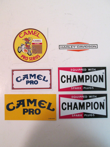 Misc. Decal Set Camel Pro Champion | hi-speedmotorcycles