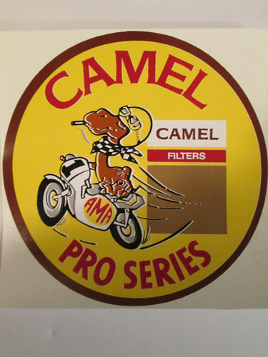 Camel Pro Series Decal Harley Racing & Frames | hi-speedmotorcycles