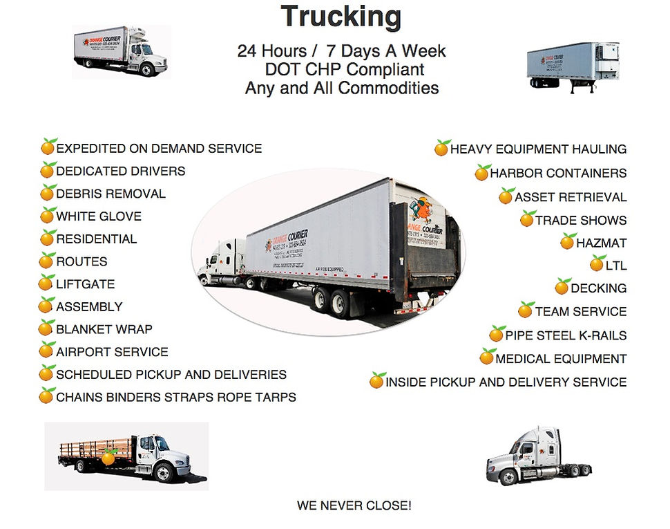 Trucking | orangecourieroc