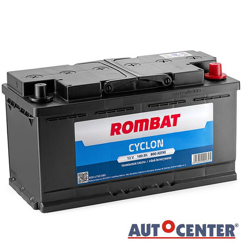 ROMBAT Cyclon 12V 100Ah 800A | Autocenter Iasi
