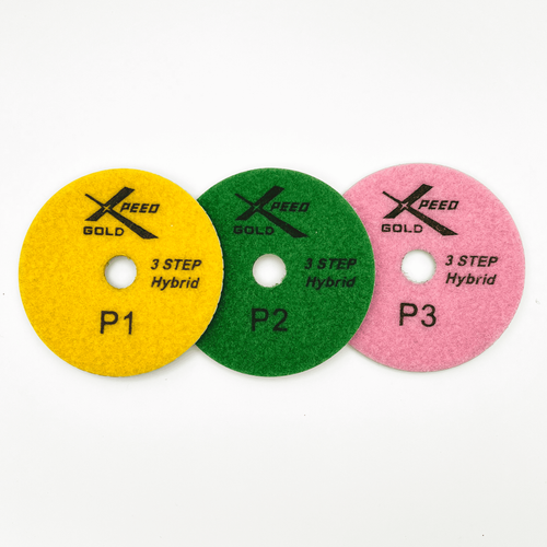XPEED GOLD 3 STEP HYBRID PADS | Korea Diamond Tools