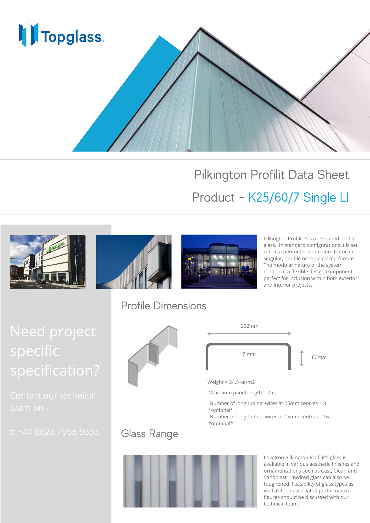 K25/60/7 Single LI | Profilit by Topglass