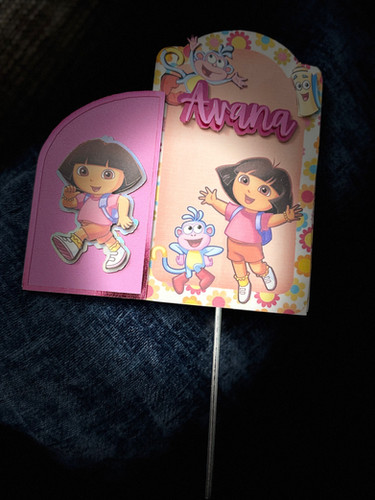 Dora the explorer caketopper | Ksdesign23