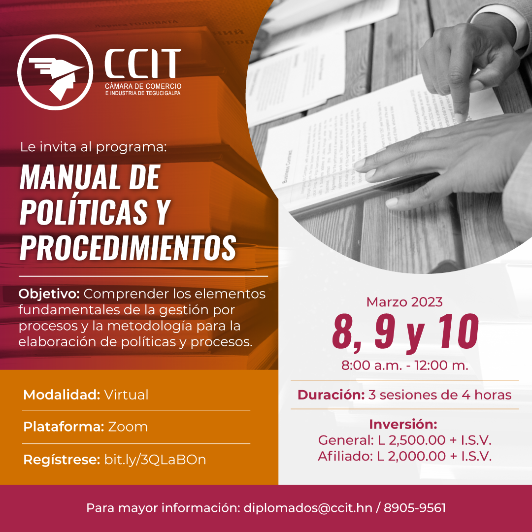 Manual de Políticas y Procedimientos | CCIT