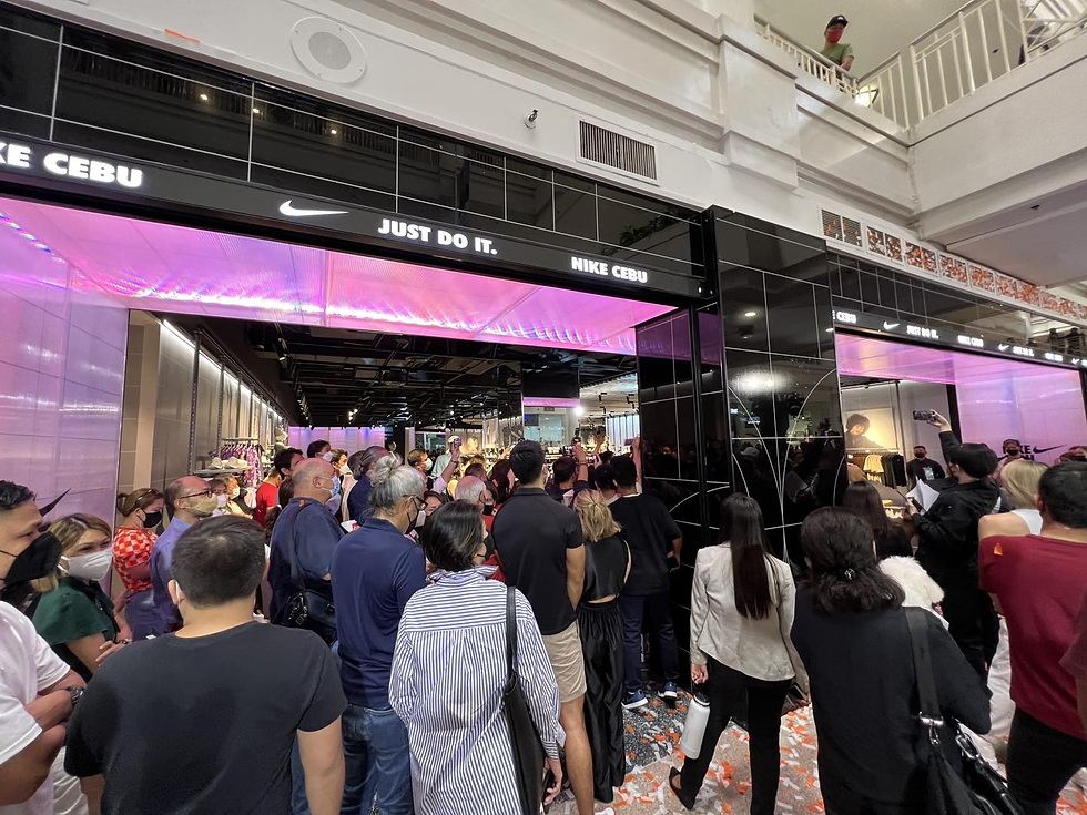 Nike's newest and biggest flagship store at Ayala Center Cebu is now open!