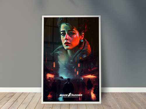 Blade Runner Rachel Cyberpunk Poster | Retronormal.com